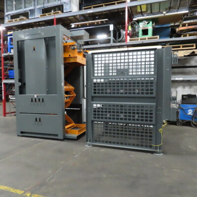 Automated High Infeed Palletizer W/ Pallet Feeder Discharge Conveyor 40 ...
