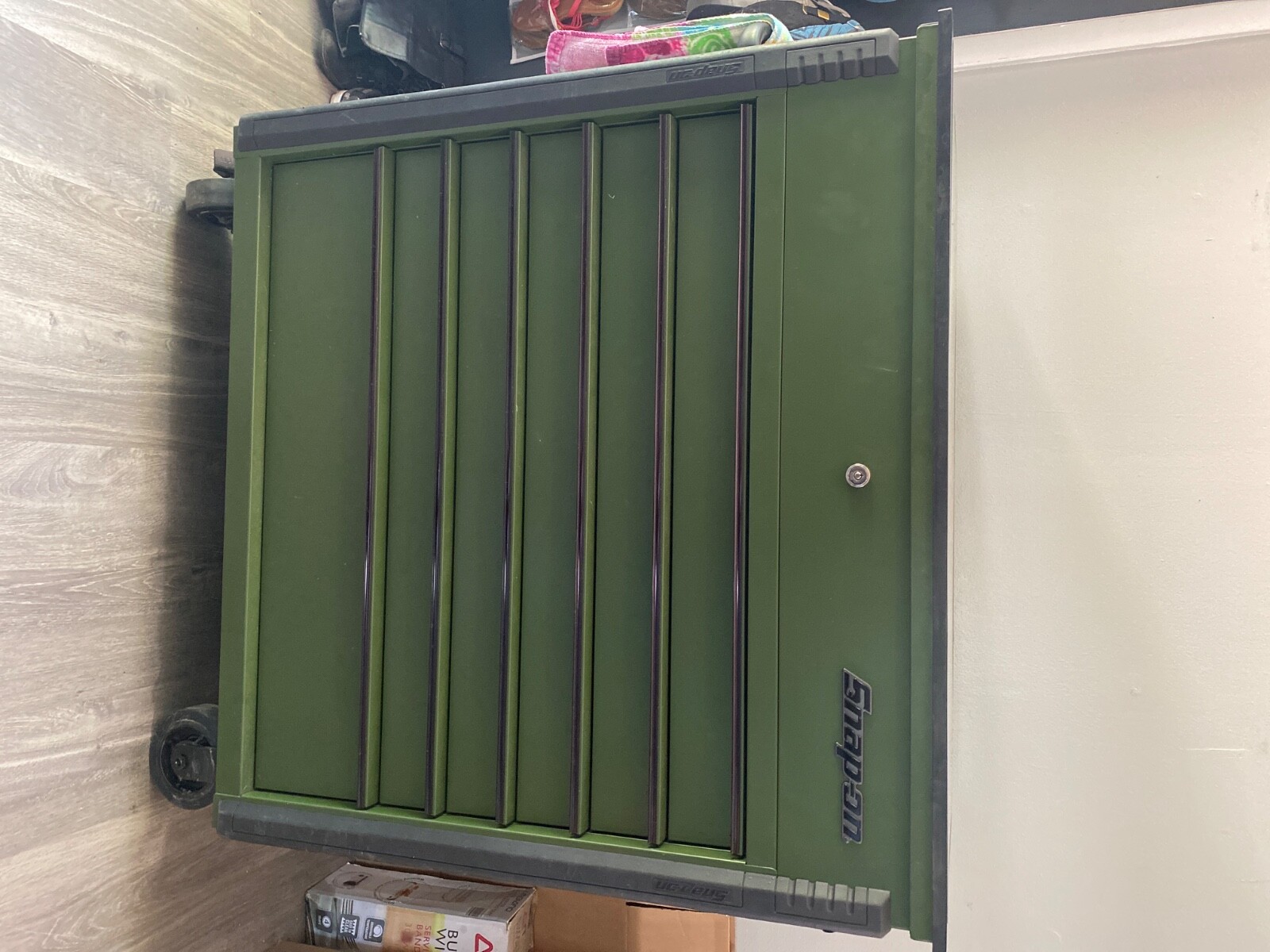 snap on tool box combat green excellent condition | eBay