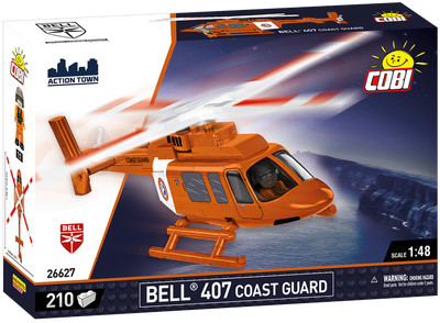 Cobi Toys #26627 Bell 407 Coast Guard Helicopter - Brand New! | eBay