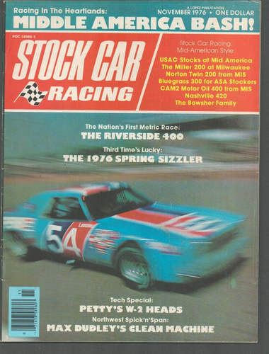 NOV 1976 Stock Car Racing Magazine-Bluegrass 300/Cale Yarborough/Benny ...