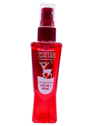 3 BATH & BODY WORKS WINTER CANDY APPLE FRAGRANCE MIST BODY SPRAY 3 FL ...