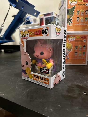 Funko Pop! Dragon Ball Z Majin Buu with Lollipop 847 GameStop Exclusive ...