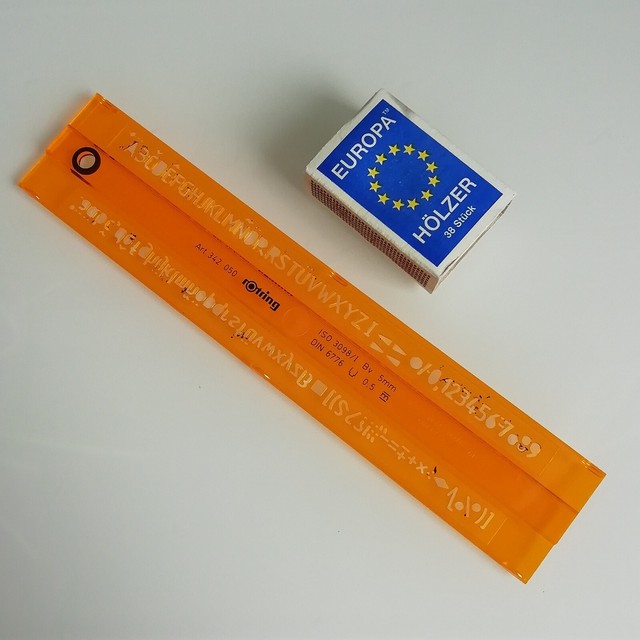 Schriftschablone rOtring ISO 3098/i DIN 6776 BV 5 Mm 342 050 online ...