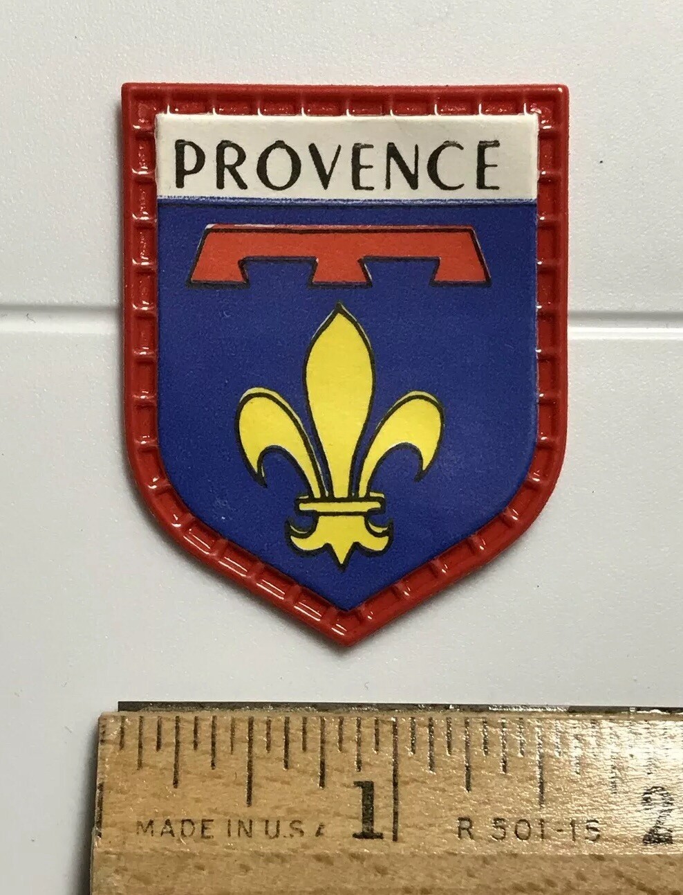 Provence France Coat of Arms Plastic Quick Lait Regilait Patch Badge ...