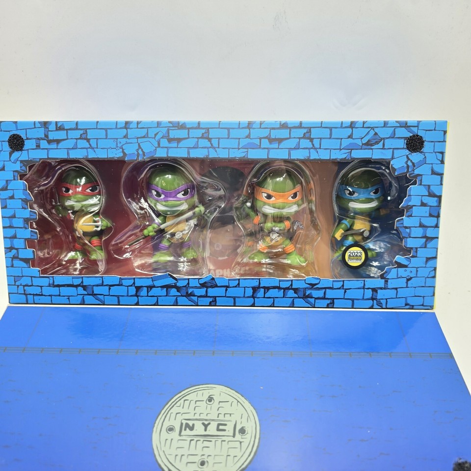 SDCC 2023 Teenage Mutant Ninja Turtles Cheebees 4-Pack TMNT Loyal ...