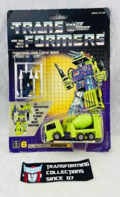 Transformers Original G1 1985 Constructicon Mixmaster MOSC for ...