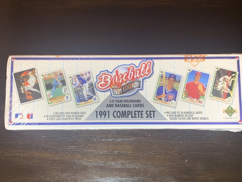 1991 Upper Deck Baseball Cards - Complete Set - NEW Factory Sealed Box! | eBay