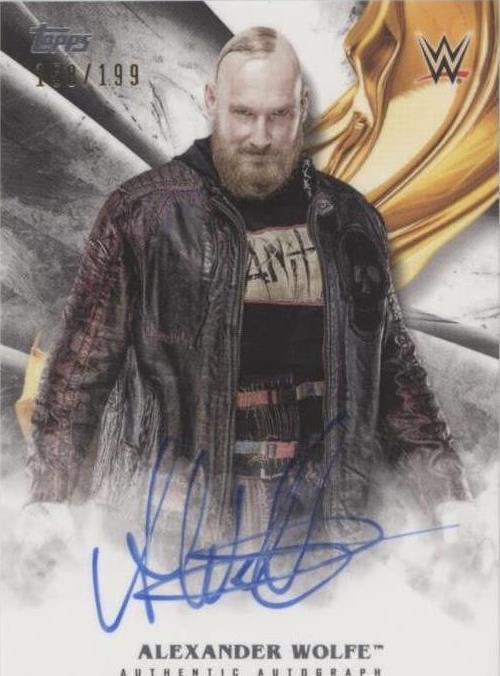 2019 Topps WWE Undisputed - Autographs Alexander Wolfe #A-AW /199 (AU ...