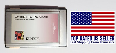 Kingston EtheRx IC PC Card PCMCIA Ethernet Adapter Network Card Model ...