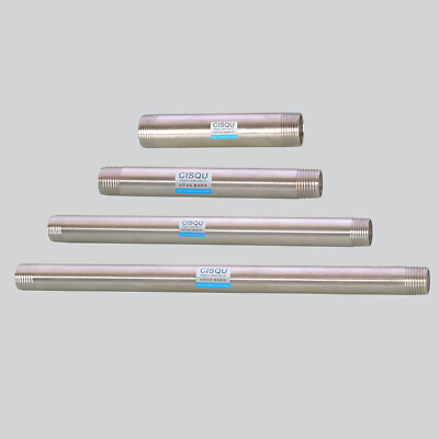 1/2" 3/4" 1" SUS Edelstahl Rohrdoppelnippel - Langnippel - 10,15,20,30 ...