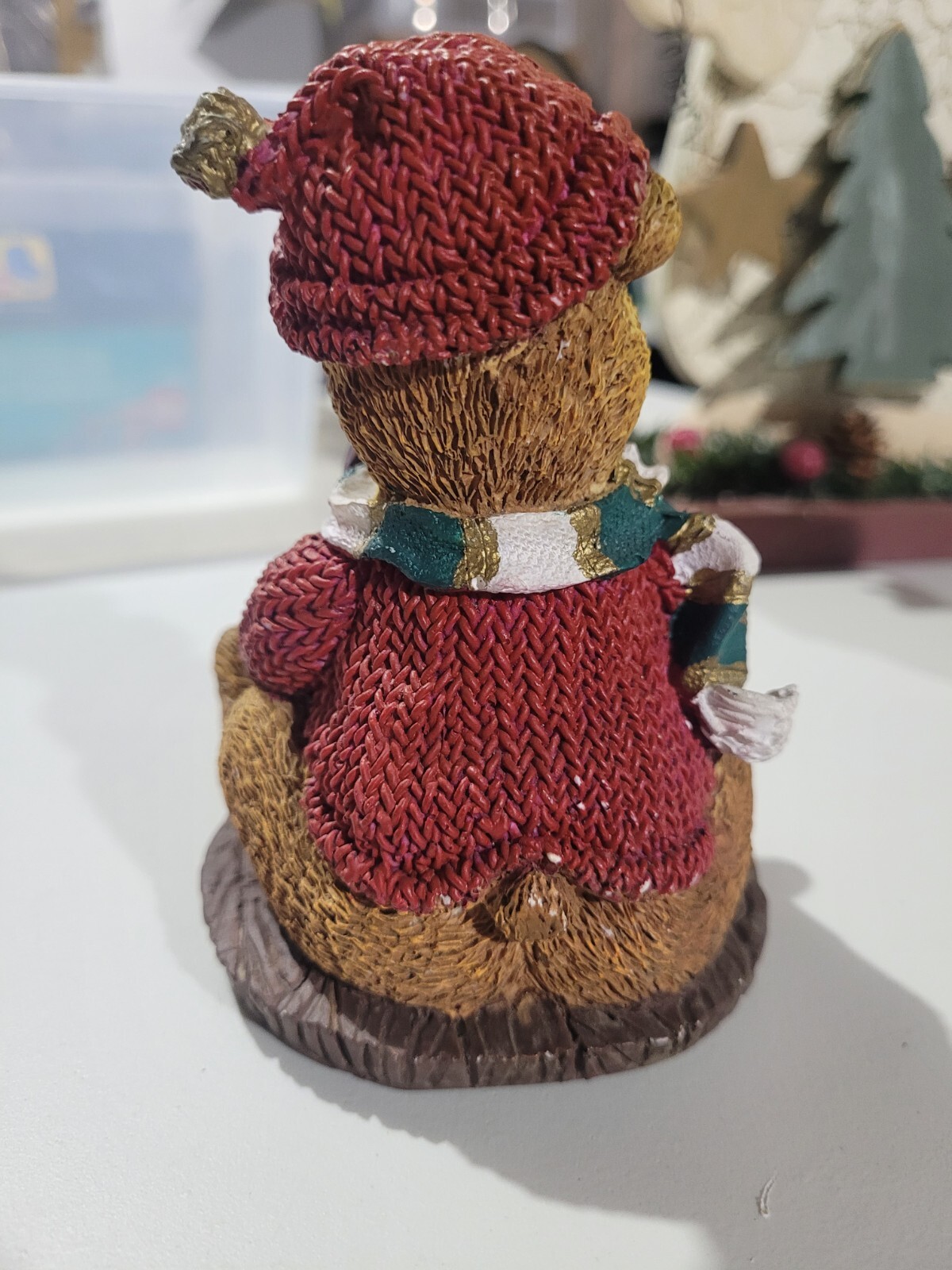 Lot of 6 K's Collection Christmas Fancy Bears Resin 4 inch And Others ...