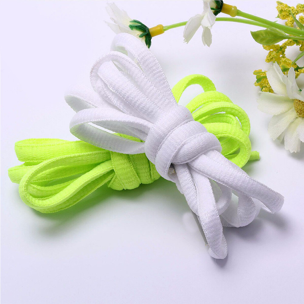 Multicolor Oval Athletic Shoelaces Sport Sneaker Boots Shoe Laces ...