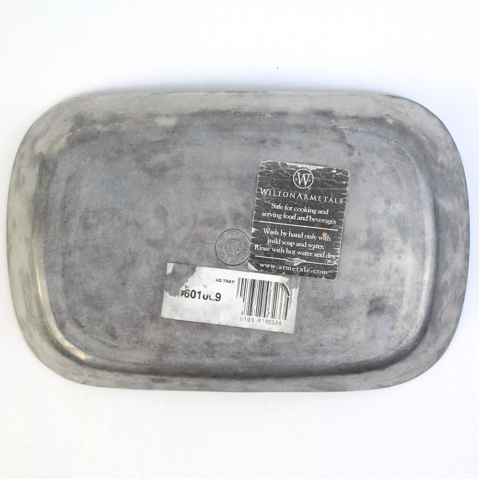 Wilton Armetale Pewter Tray Give Us This Day Our Daily Bread Made in ...