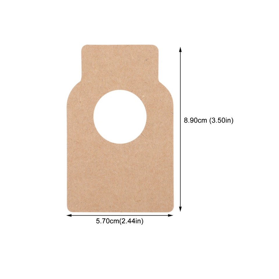 100 Pcs Kraft Wine Bottle Tags Paper Labels Hanging Tags for Wine Racks ...