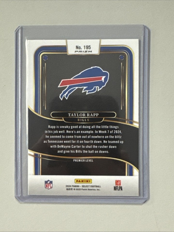 2024 Panini Select Taylor Rapp Premier Zebra Flash | eBay