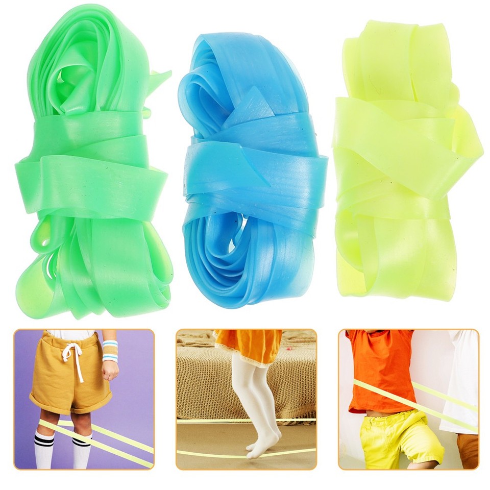 Kids Toys Students Jump Elastic Band Toys jump rope elastic ropes | eBay UK