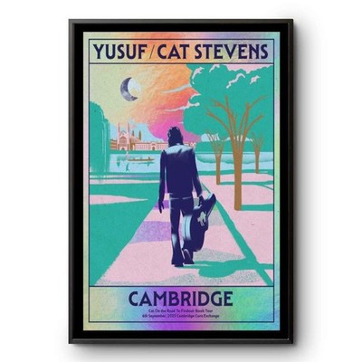 NEW Yusuf Cat Stevens Poster Cambridge 2025 Concert Tour Print Corn ...