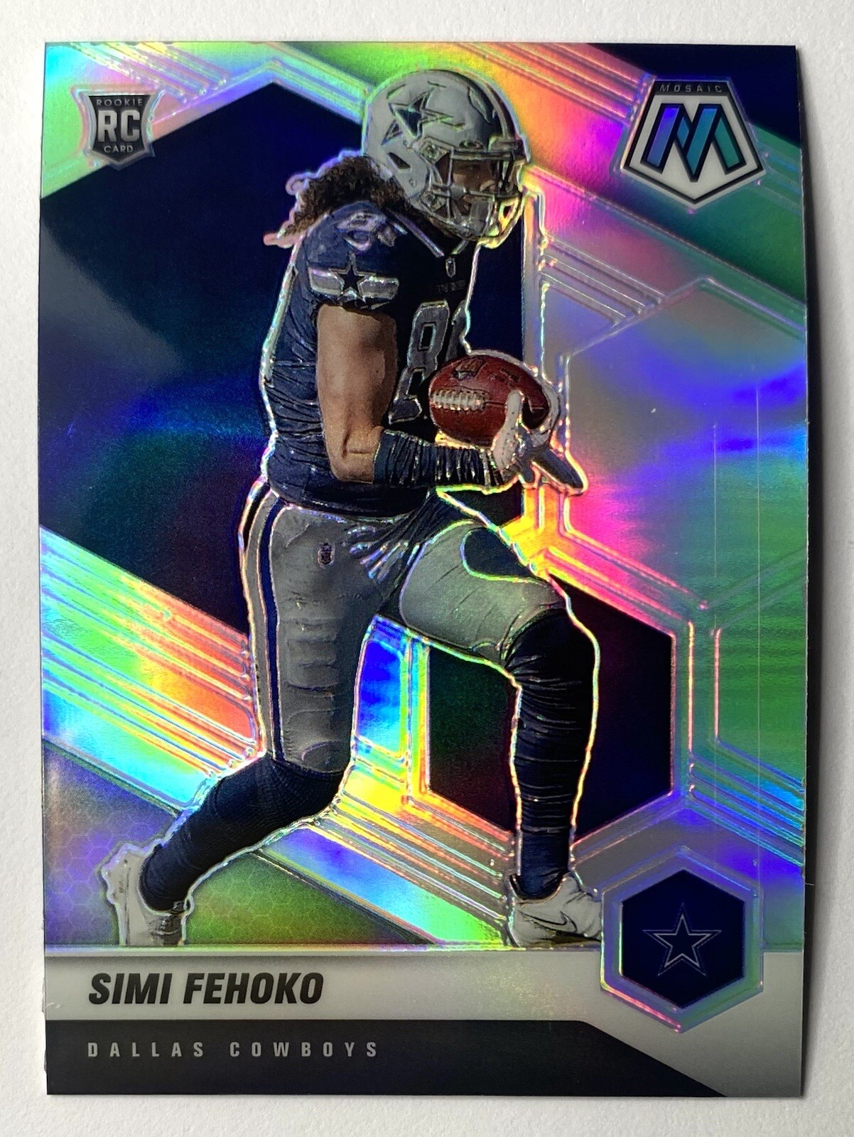 2021 Mosaic Simi Fehoko Silver Holo Prizm Refractor Rookie SP RC #341 ...
