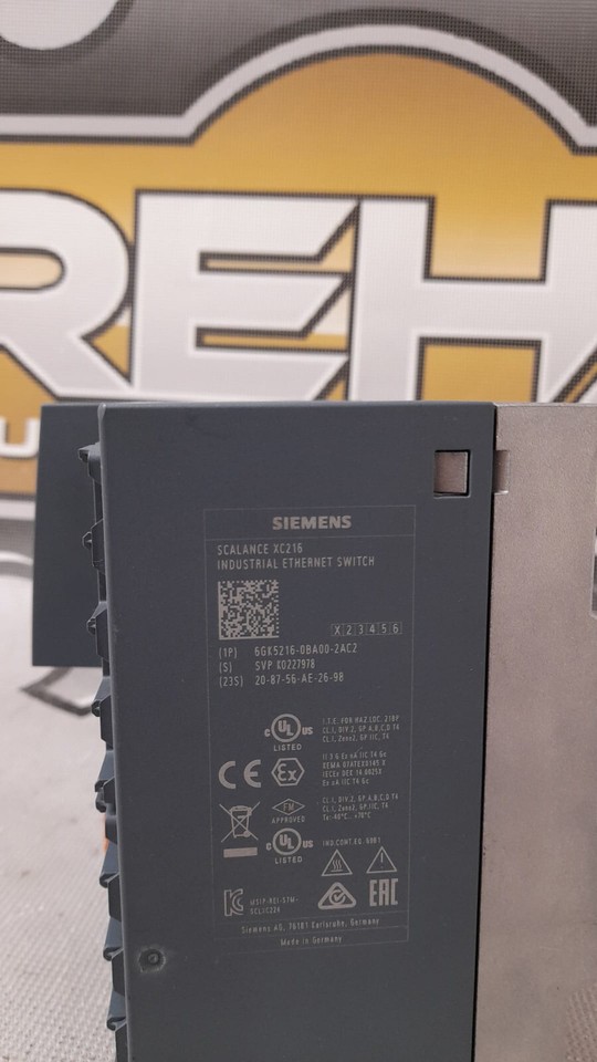 Siemens Scalance XC216 6GK5216-0BA00-2AC2 | eBay