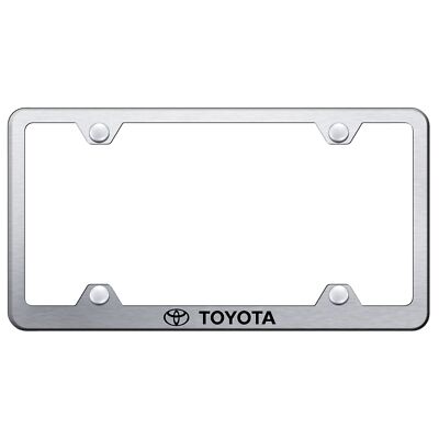 Toyota Laser Etched Logo Wide Body License Plate Frame | eBay