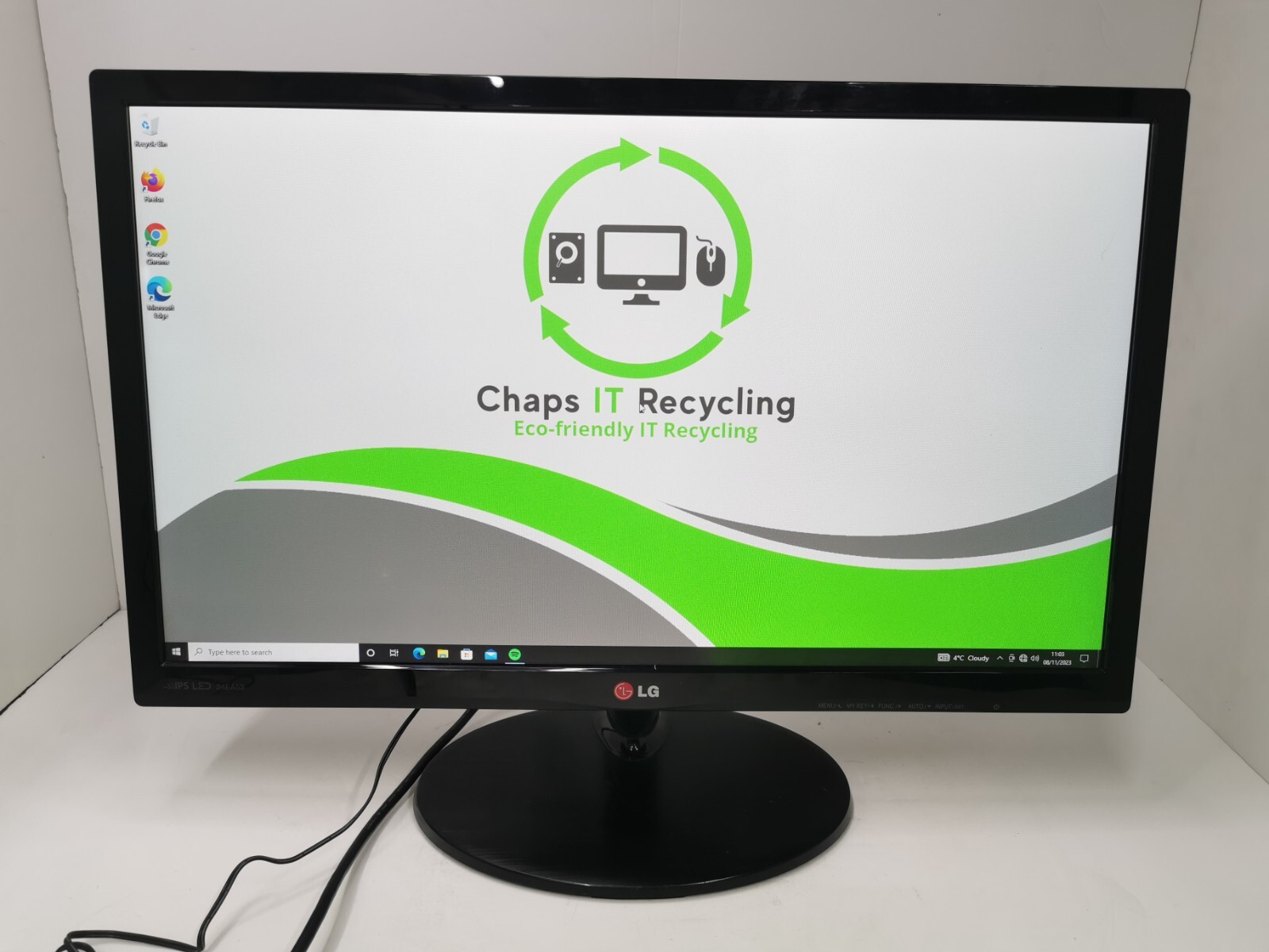 LG Flatron 24ea53vq 24' Full HD IPS HDMI D-sub Dvi-d Monitor Without ...