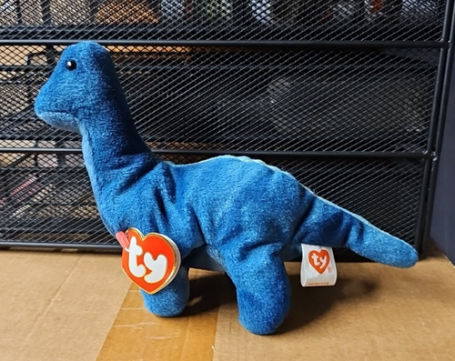 Bronty The Brontosaurus Ty Beanie Babies 1995 Style #4085 | eBay