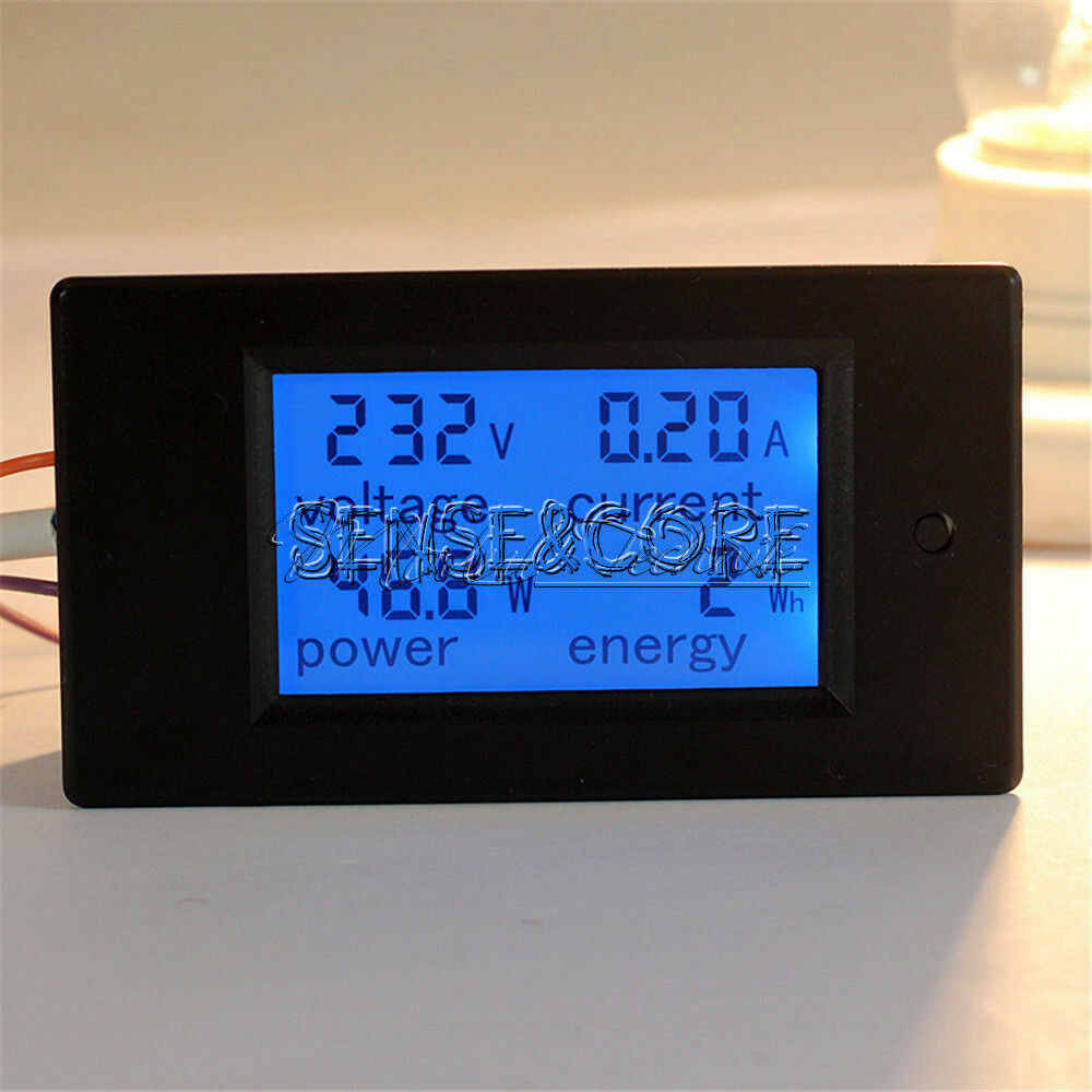 Test Voltmeters Digital LCD Power Energy Meter - AC 80-260V 0-100A Volt ...