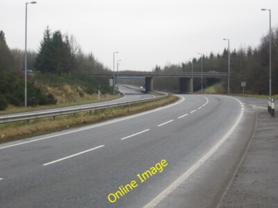 Photo 6x4 Looking back on the A73 Blackwood/NS7274 Towards the bridge ...