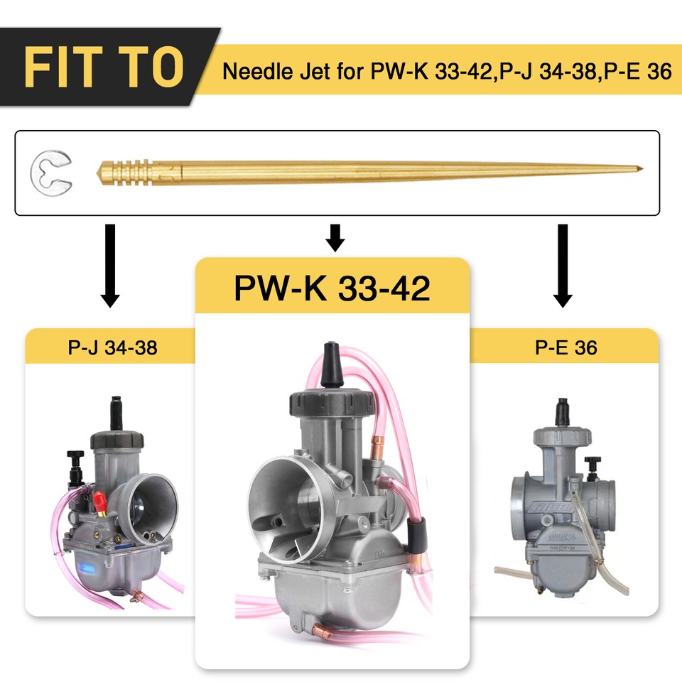 Motorcycle Carburetor 10Pcs Jet Needles Kit N427-48 Rebuild Set | eBay