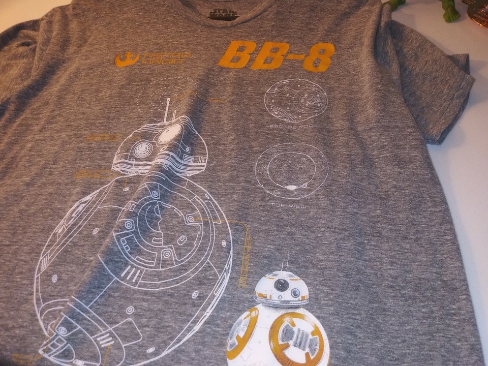 Mens Star Wars BB8 T-Shirt Size Large FREE SHIPPING!! | eBay