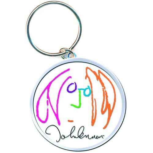 John Lennon - Self Portrait Color-Enamel In Fill- Metal Keychain | eBay