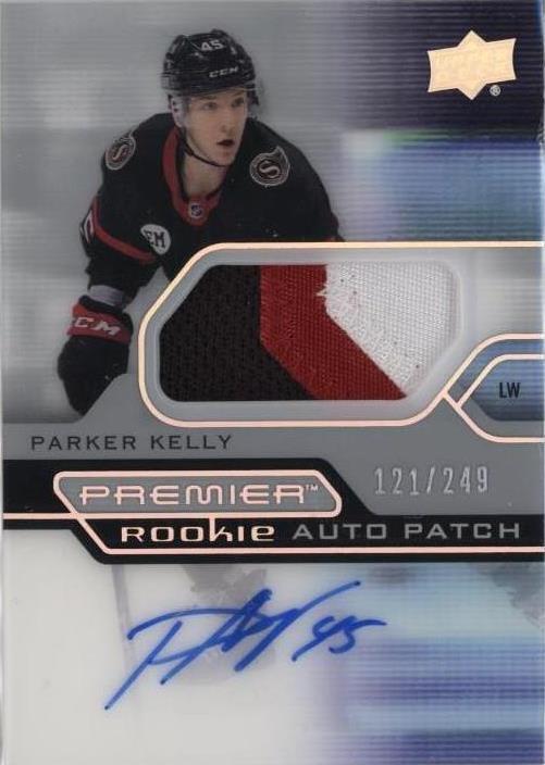 2021-22 Upper Deck Premier - Acetate Rookie Auto Patch Parker Kelly #AR ...