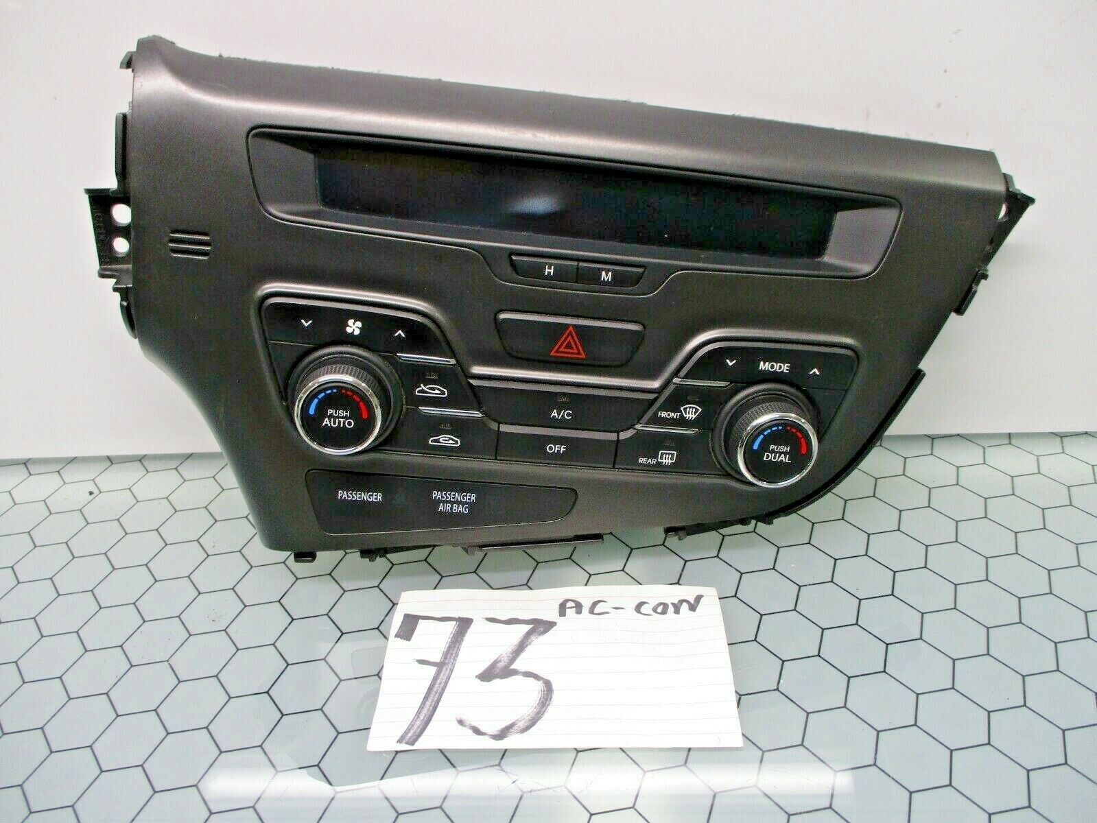 2011 2012 2013 Kia Optima AC and Heater Control Used Stock #73-AC | eBay