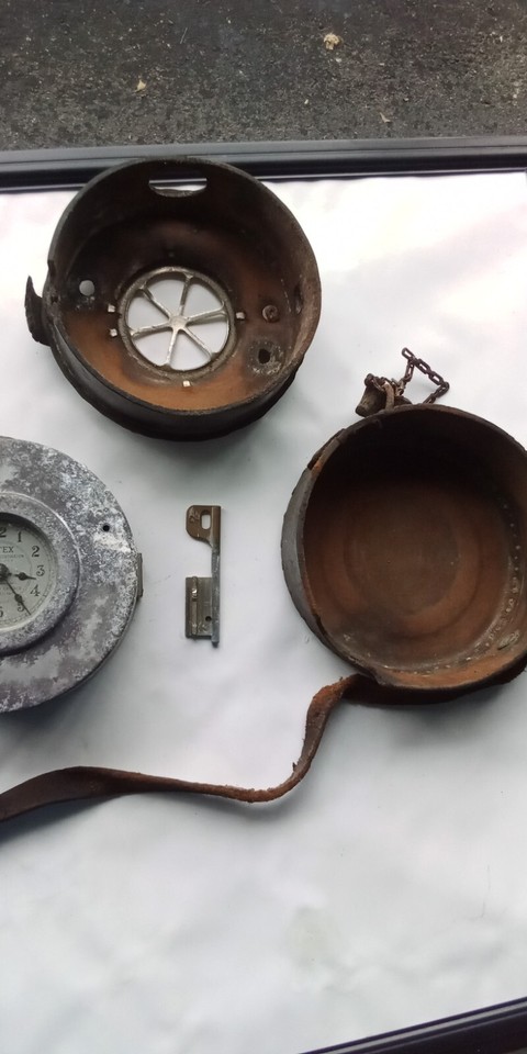 Detex Newman Watchman Security Guard Time Clock With Straps key- NO ...