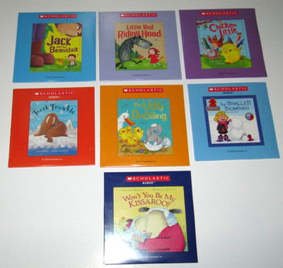 Lot of 7 NEW Scholastic Audio Book CDs | eBay
