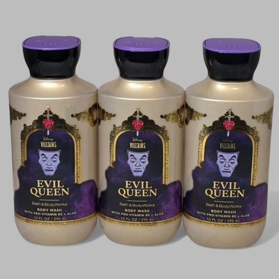 Bath & Body Works 3pc Lot Disney Villains Evil Queen Body Wash 10oz ...