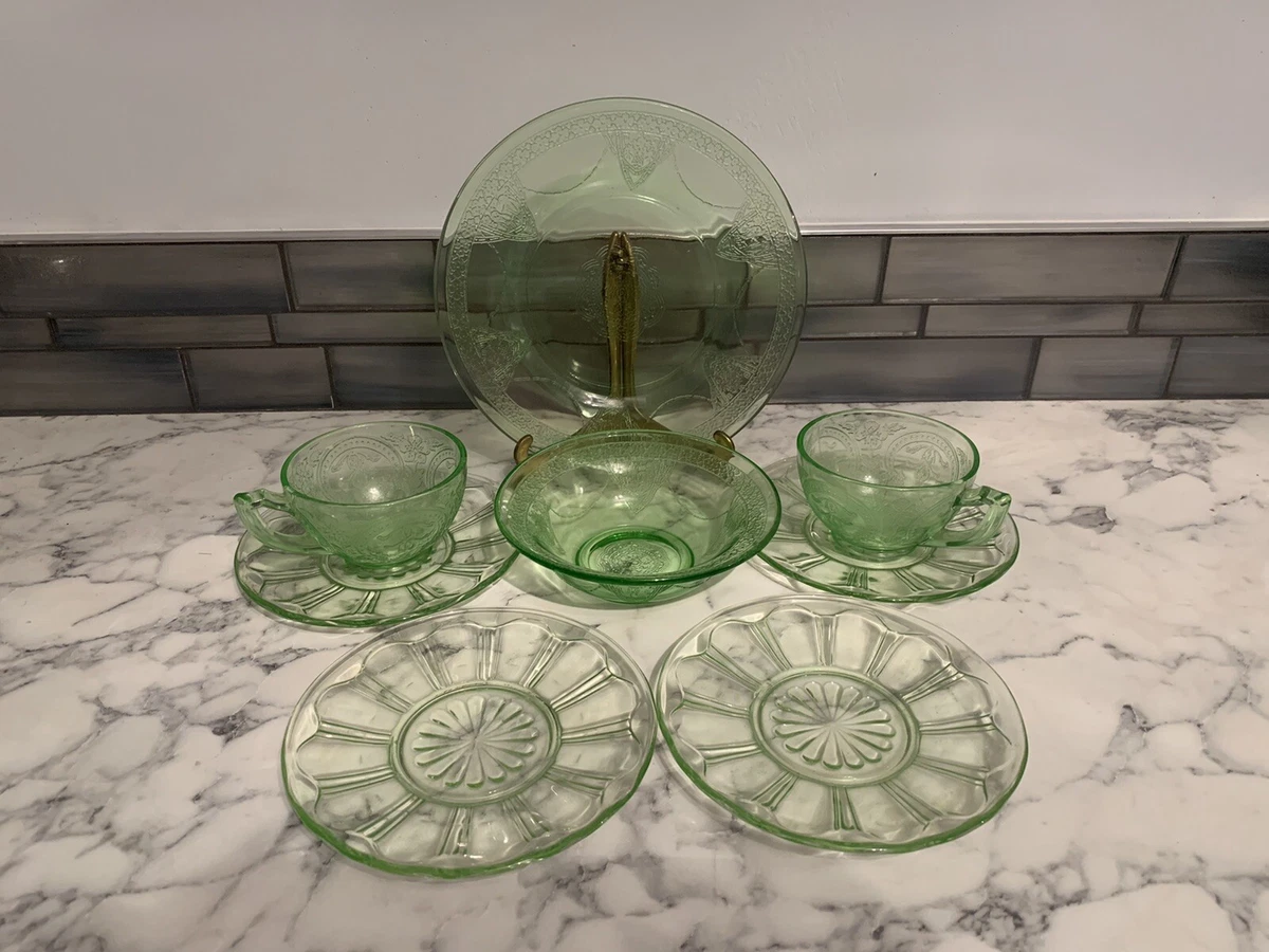 Green Glowing Glass