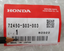 HONDA Genuine CIVIC COUPE 2DR EJ6 EJ7 EJ8 EJ9 WINDOW GLASS SEALS DOOR ...