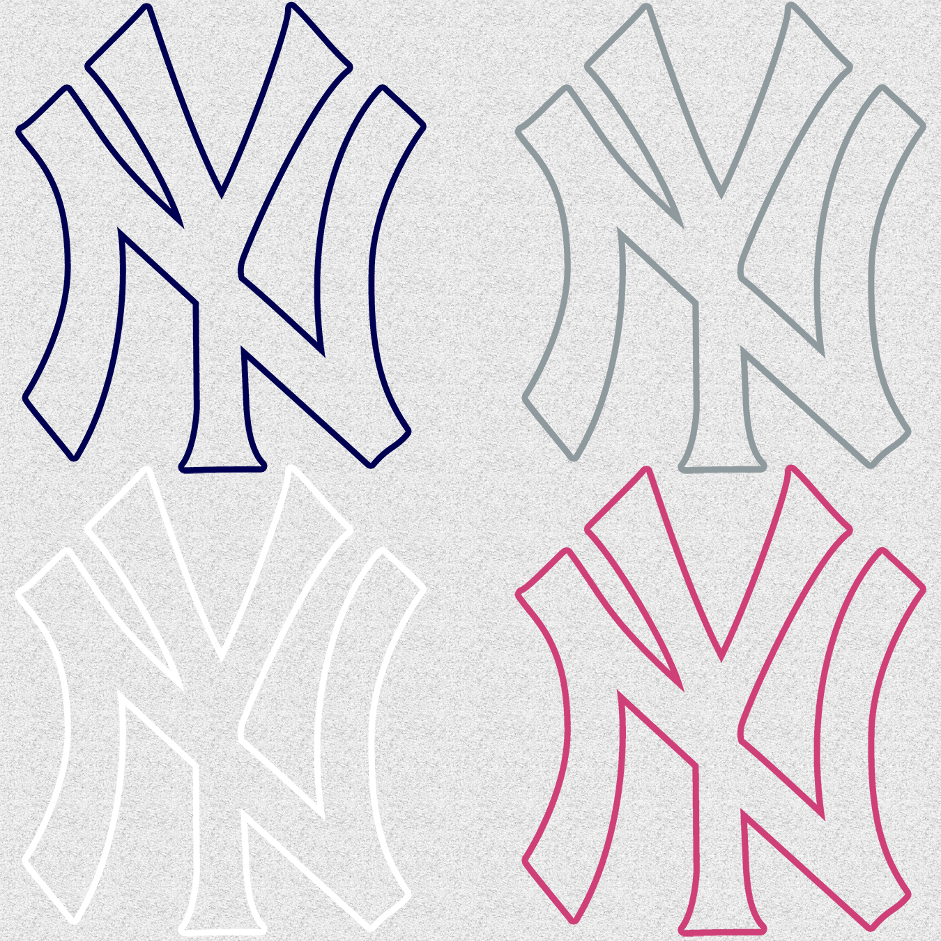 Yankees Symbol Outline