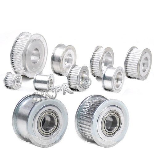 GT2 Idler Pulley Timing Belt Pulley Wheel Aluminum 3mm-15mm Bore for 3D ...