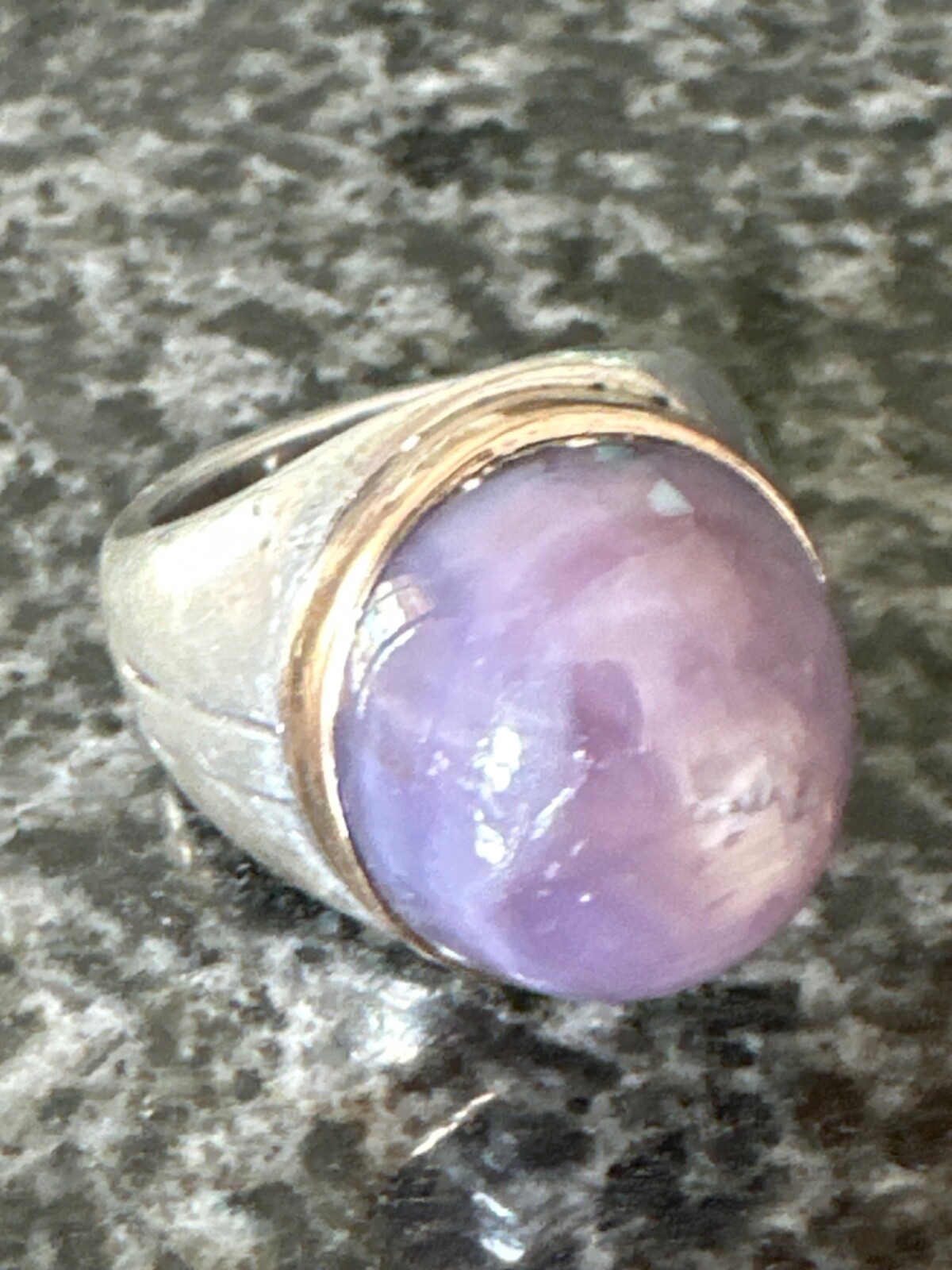 Antique Austrian Ring, over 100 years old, handmade - Gem