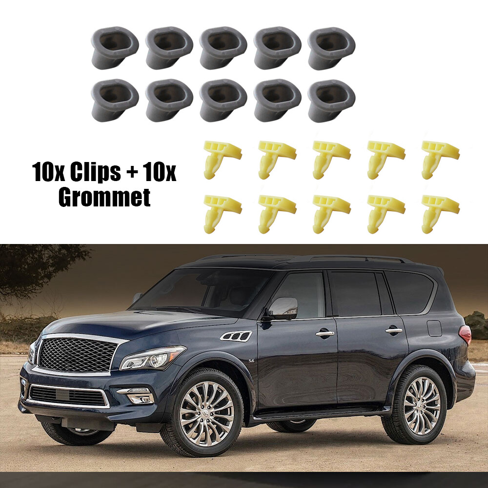 76848-JG00A For Nissan Rogue 14-17 Wheel Opening Moulding Clips ...