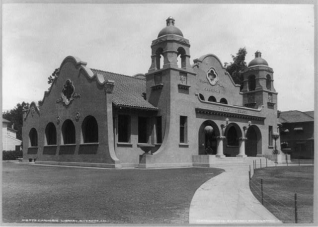 Photo:Carnegie Library - Riverside, California 1905 | eBay