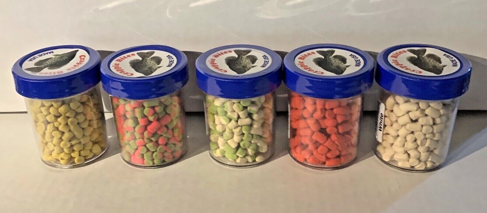 Magic Bait Crappie Bites White/Chartreuse & MORE COLORS CHOOSE Catch ...