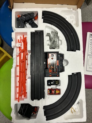 Vintage Tomy Aurora AFX Ghost Racer Slot Car Set 1987 Corvette Complete ...