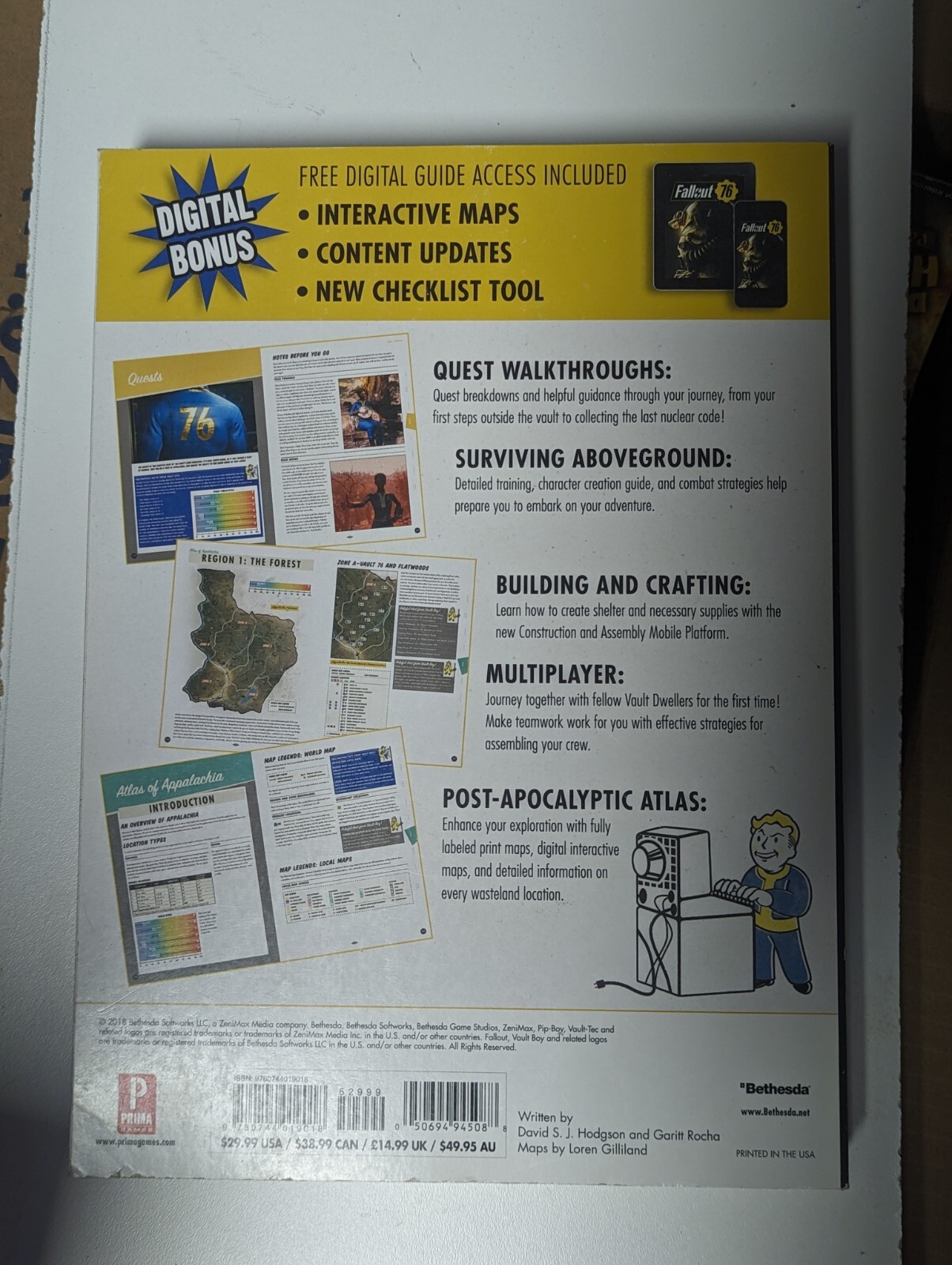 Fallout 76 : Official Guide by Garitt Rocha and David Hodgson (2018 ...