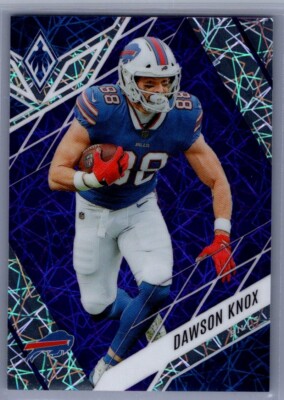 Dawson Knox 2022 Panini Phoenix Purple Laser #/99 Parallel Card #3 ...