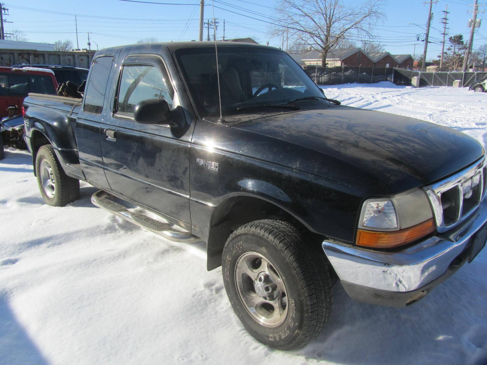 98-00 FORD RANGER 4x4 Super Cab Front Hood Bonnet Black Ebony LOCAL ...