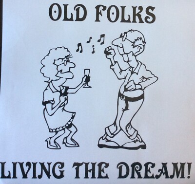 Caravan Rv Motorhome Camper Funny Old Folks Sticker Decal Graphic Vinyl ...