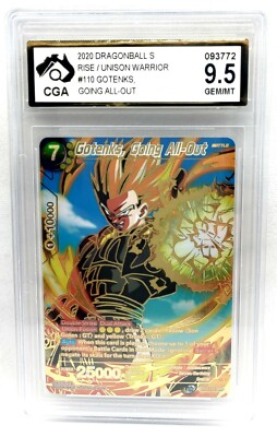 Dragonball - Gotenks, Going All-Out CGA 9.5 BT10-110 SPR Rise Of The ...